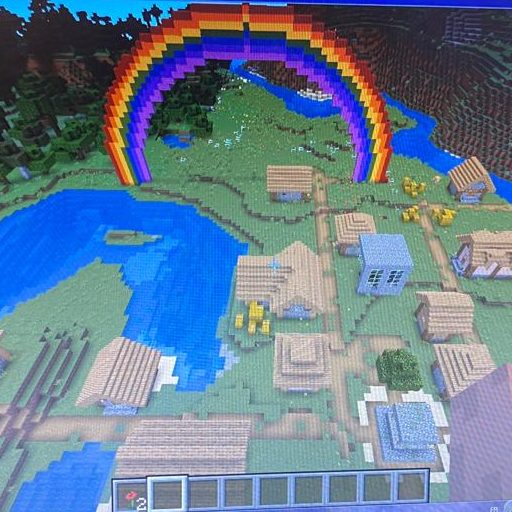 minecraft rainbow - Fun Tech Adventures